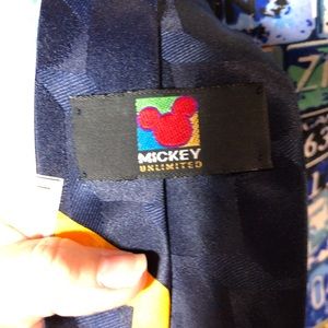 Disney | Accessories | Vintage Mickey Mouse Silk Tie | Poshmark